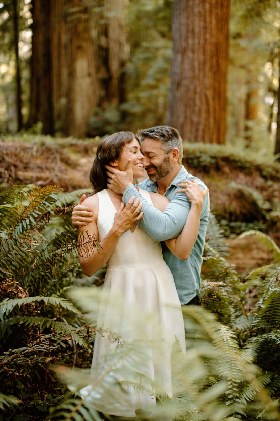Adventurous Humboldt Redwood Forest Engagement Photos